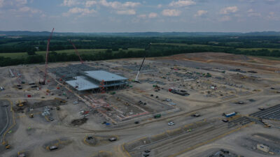 Facebook Data Center Gallatin - Plateau Excavation