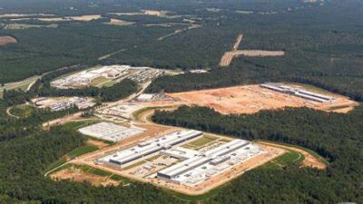 Meta Newton Data Center - Plateau Excavation